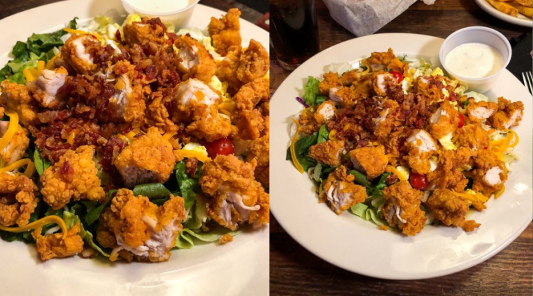 Texas Roadhouse Chicken Critter Salad at $13.99 in 2025