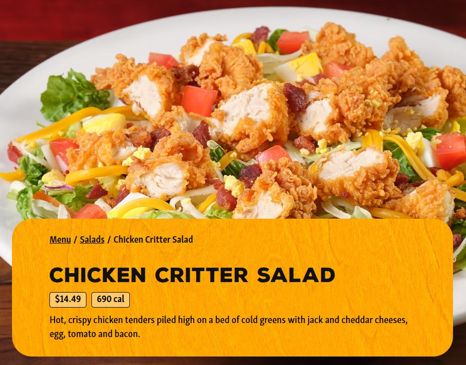 Texas Roadhouse Salad Menu 2025 with New Prices