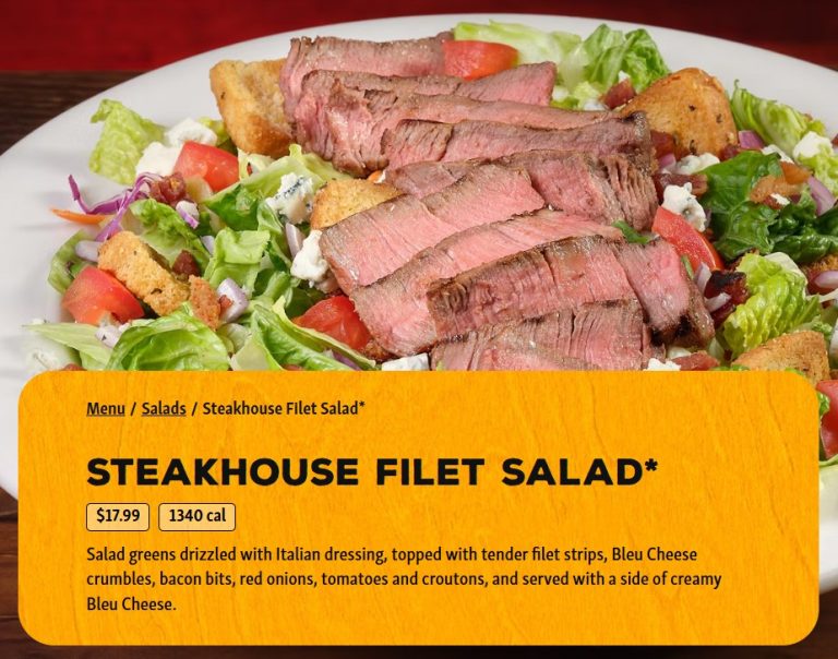 Texas Roadhouse Salad Menu 2025 with New Prices