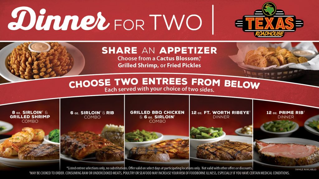 Texas Roadhouse Dinner for 2: Best Deals & How to Save
