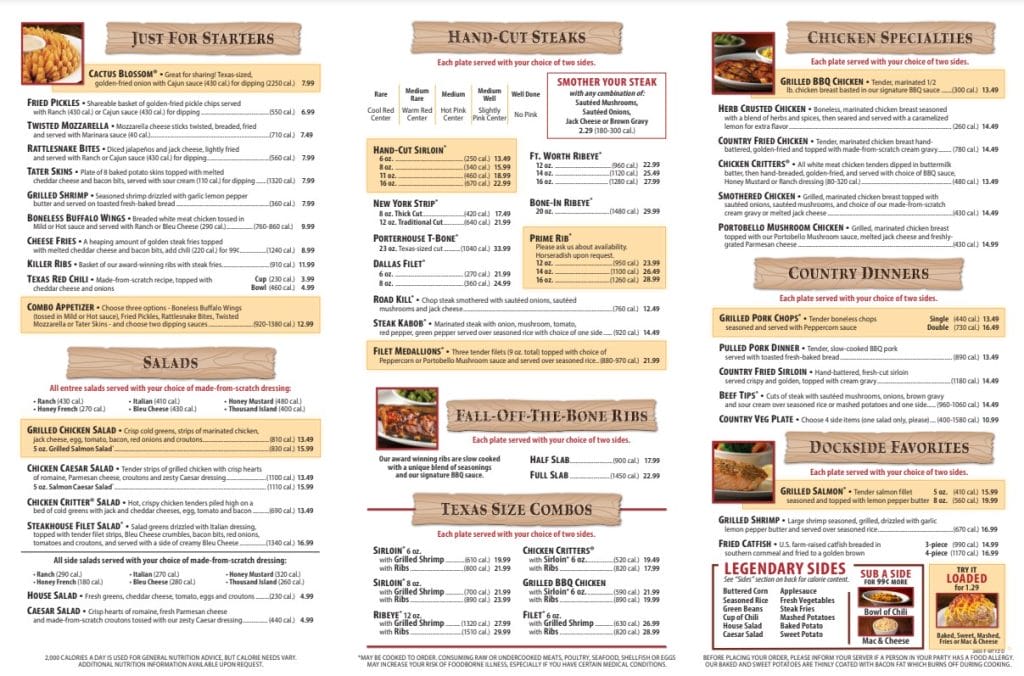 Texas Roadhouse Weslaco Menu, Hours & Location Details